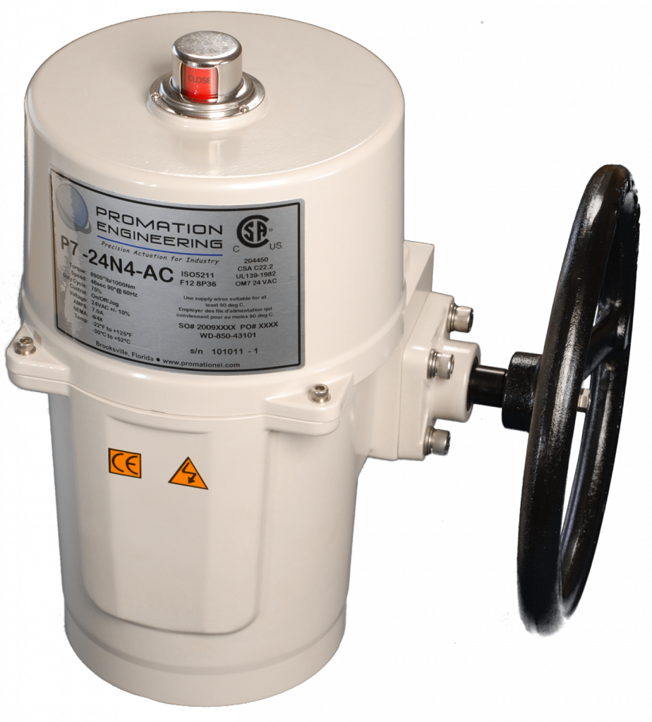 P7/P8 Quarter Turn Actuators - Promation Engineering